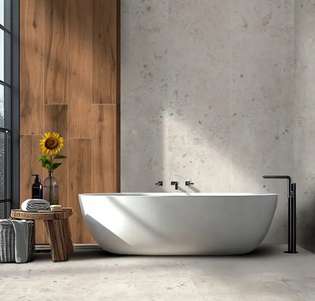 Solara Ivory Terrazzo Look Tile 600x600 | Tile Shed NZ